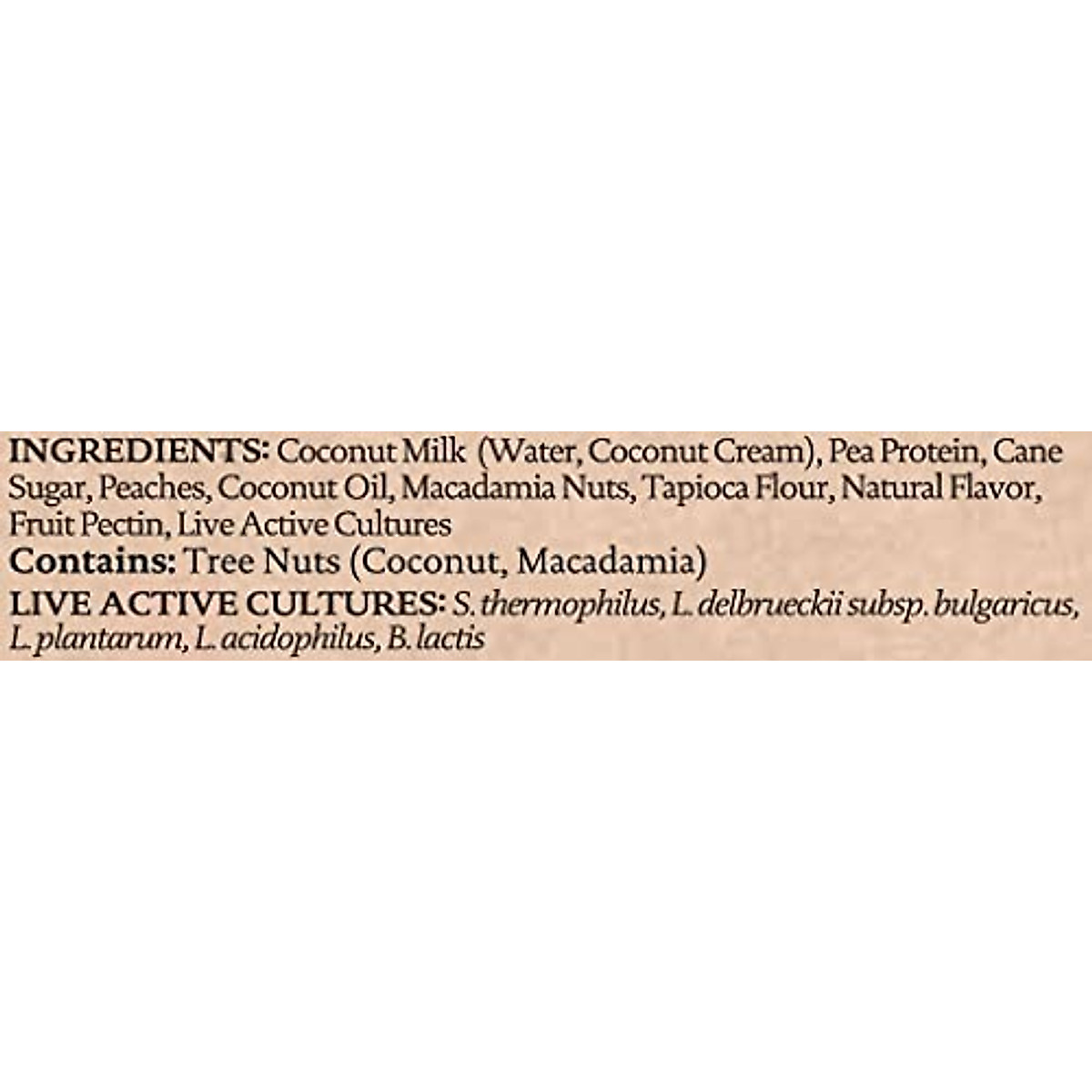 siggi's® Plant-Based Coconut Blend, Peach, 5.3 oz. Cup – Single Serving Dairy Free Snack, More Protein Than Sugar