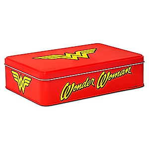 Wonder Woman 6395349010 Tin Metal, Red, 21 X 5.5 X 15 cm