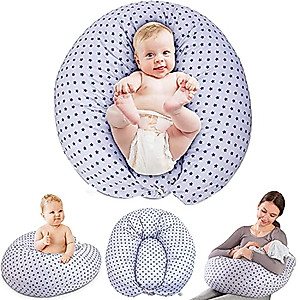 Chilling Home Full Body Nursing Pillows, Pillow for Pregnancy, Maternity, Pregnant Women Must Haves for Sleeping with Removable Cover, Grey