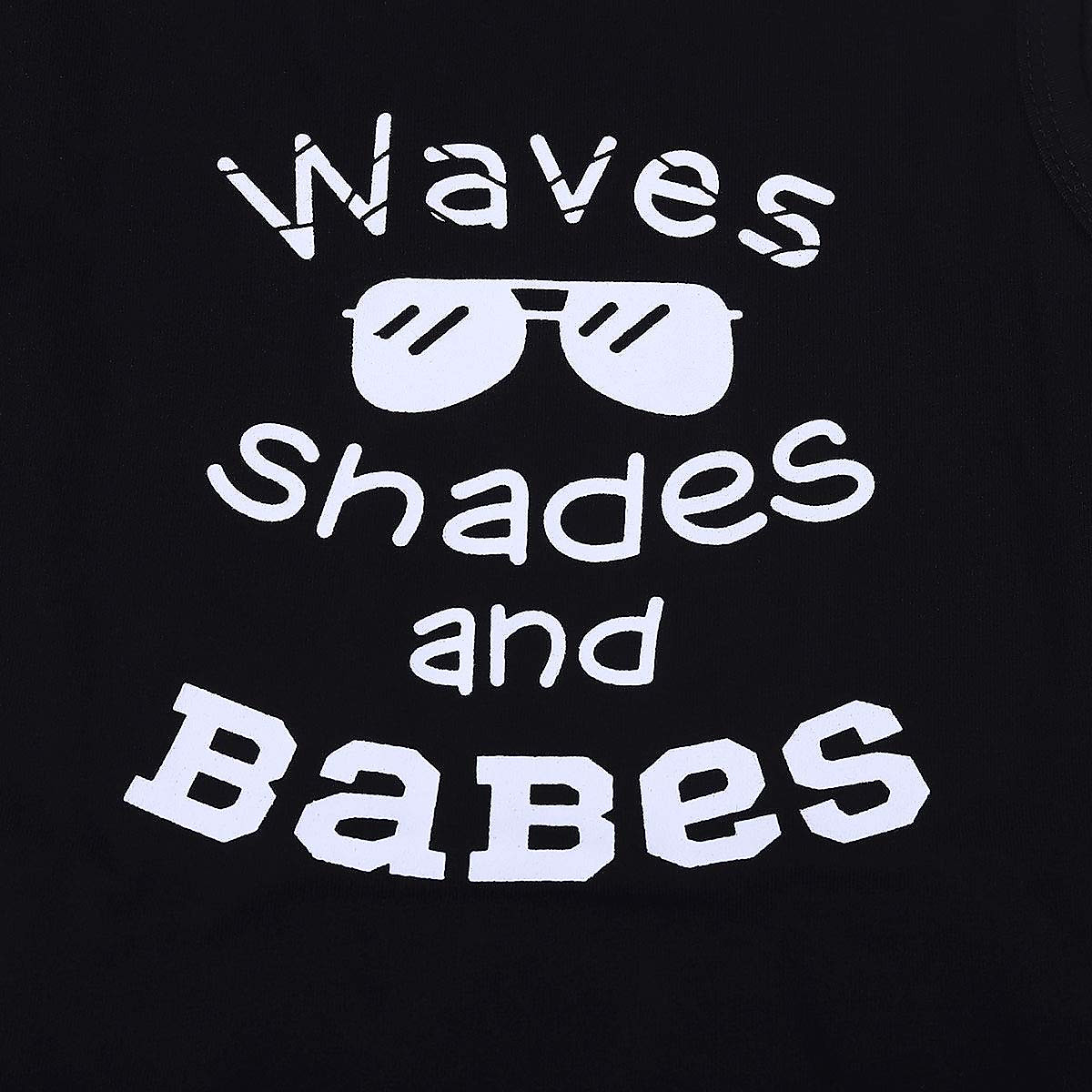 U·nikaka Toddler Baby Boy Cartoon Short Sleeve Button Down Shirt & Casual Shorts Kids Summer Outfits Clothes Set Black, 12-18 Months