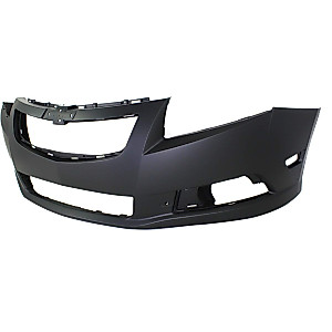 Evan Fischer Front Bumper Cover Compatible with 2011-2014 Chevrolet Cruze LT and LTZ Paint to Match for Models with RS Package - GM1000925