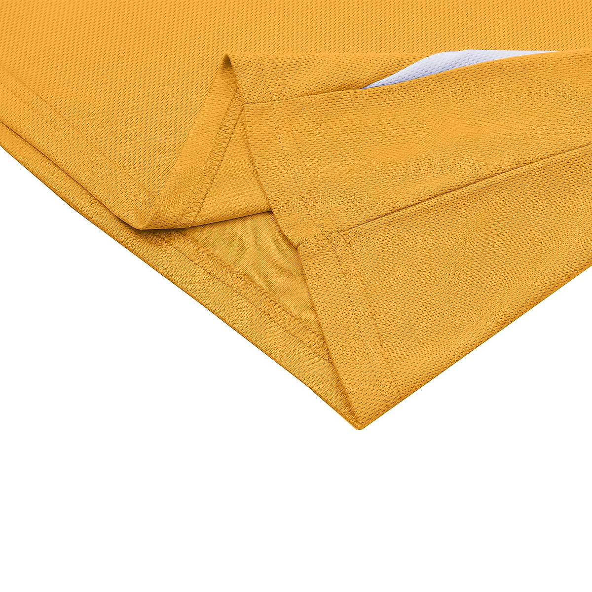 MOHEEN Quick Dry Golf Shirts for Men - Moisture Wicking Short-Sleeve Casual Polo Shirt(Yellow,XL)