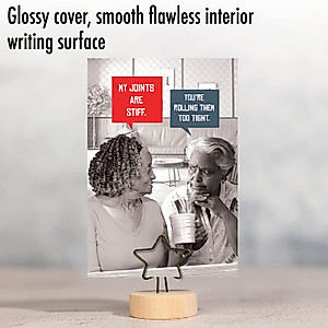 NobleWorks Funny Birthday Greeting Card with 5 x 7 Inch Envelope (1 Card) Humor Bday for Her Color Unlit Stiff Joints C10246BDG-ET