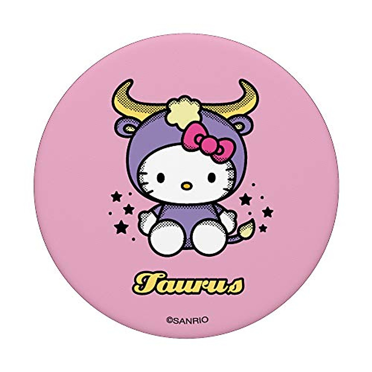Hello Kitty Zodiac Taurus PopSockets PopGrip: Swappable Grip for Phones & Tablets