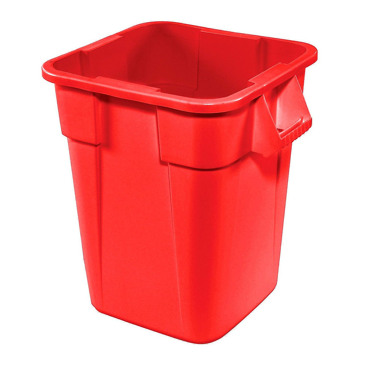 Rubbermaid 28 gal. Square Red Trash Can