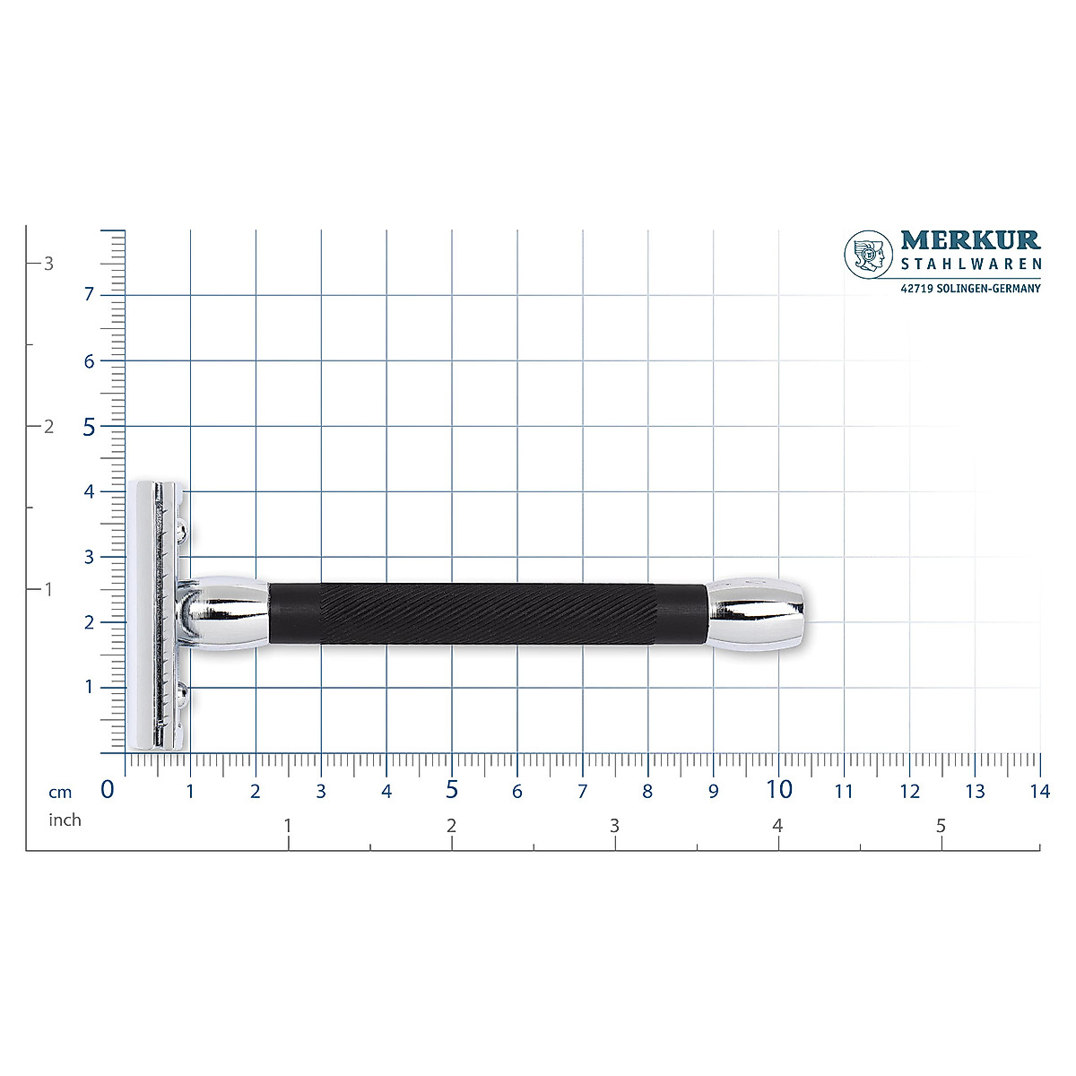 Merkur Double Edge Blade Razor, Black