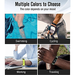 SZBAMI 8 Pack Bands Replacement for Xiaomi Mi Band 7 Strap Wristbands Compatible with Mi Band 7 Smartwatch Accessories Colorful Bracelet for Women Men Silicone Smart Watch Xiaomi MI Band 7 Wrist Band