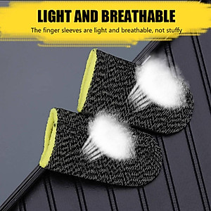 NB The Game Fingers Vent The Finger Cover of The Game Touch Panel of The fingertip Phone with Gloves to Prevent The Game Controller Sweat.