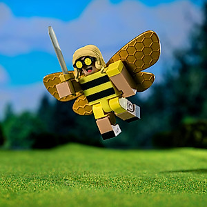 Roblox Avatar Shop Series Collection - Just Bee Yourself + Rainbow Robloxian Raver Bundle [Includes 2 Exclusive Virtual Items]