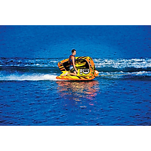 Wow Sports - Bolt Inflatable Towable Tube - 1-4 Riders - Perfect for Kids & Adults - Soft Top Deck Tube
