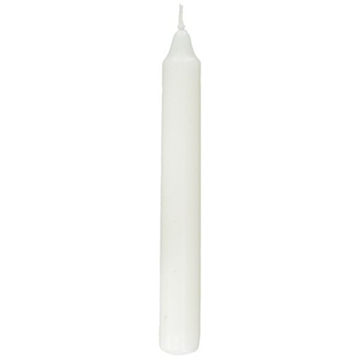 Tapered Candles - 80 Bulk Set of 6” Candle Sticks - 5 Hours Clean, Long-Burning White Candlesticks - Dripless Unscented Candles & Hand-Dipped Tall Candles for Dinners - White Taper Candles by PARNOO