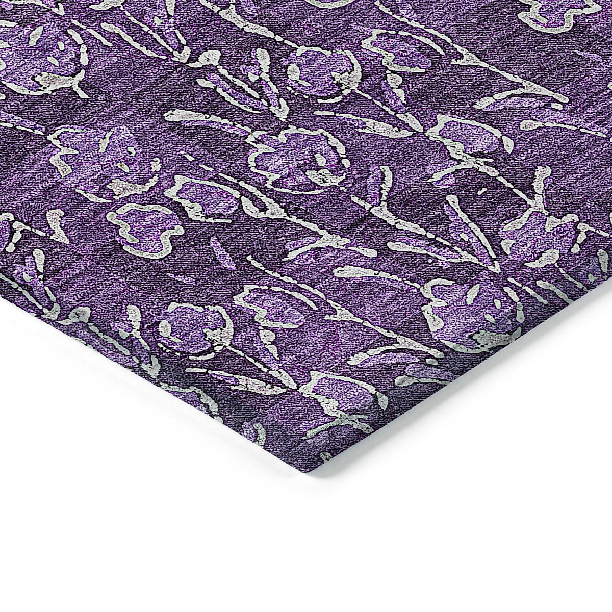 Addison Rugs Chantille ACN692 Purple 3' x 5' Indoor Outdoor Area Rug, Easy Clean, Machine Washable, Non Shedding, Bedroom, Entry, Living Room, Dining Room, Kitchen, Patio Rug