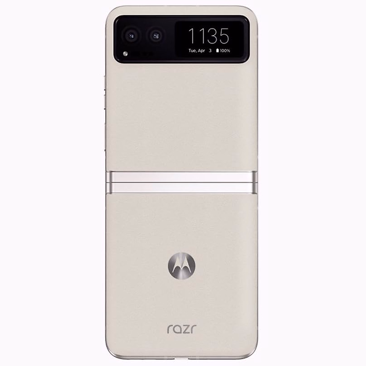 Motorola RAZR 40 5G Dual 256GB ROM 8GB RAM Unlocked (GSM Only | No CDMA - not Compatible with Verizon/Sprint) Global Smartphone Mobile Cell – Cream