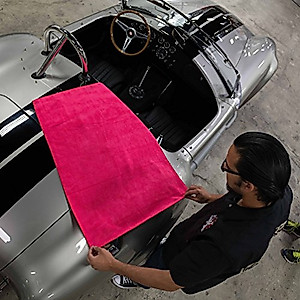 Chemical Guys MIC_723 Microfiber Towel (Red, 25" x 36"")