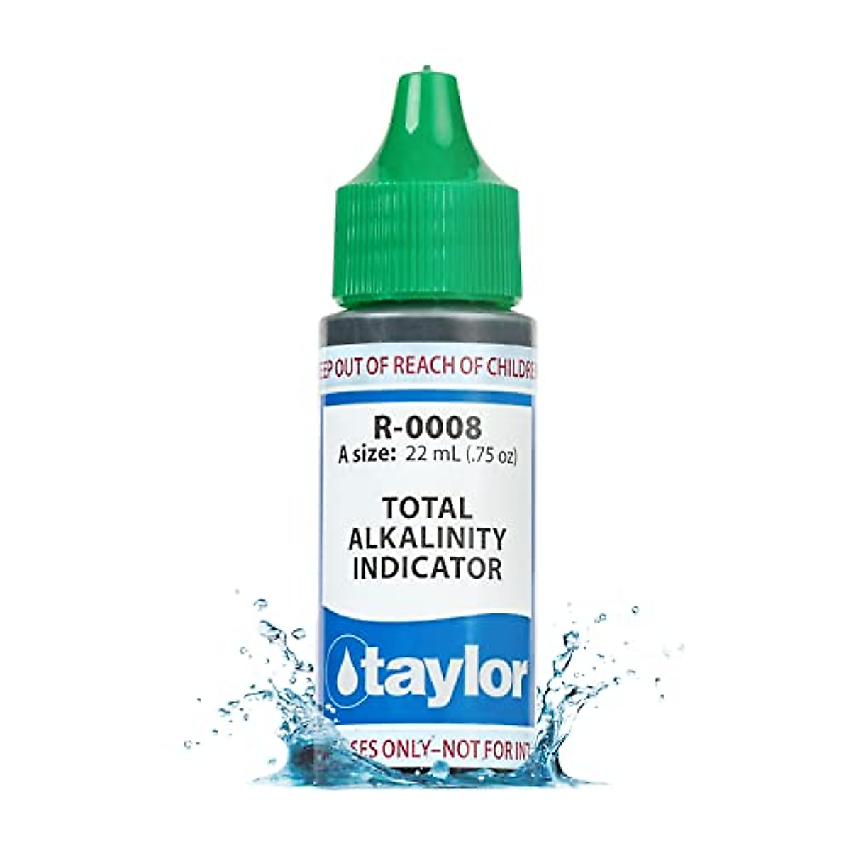 TAYLOR TECHNOLOGIES INC R-0008-A TOTAL ALKALINITY IND 3/4 OZ