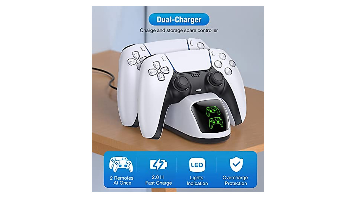 Fast Charging PS5 Controller Dock - Dualsense Charger