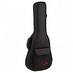 Fender Busker Acoustic Guitar Gigcase, Dreadnought, Black