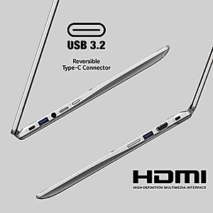 acer CP314-1H-P9G7, CP314-1H-P9G7 2 In 1 Laptop Computers 4GB / 128GB / 14 HD Silver, Plateado