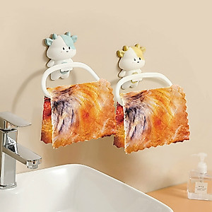 SUABO 6 Pack Dish Cloths for Washing Dishes, Wild Fox Dish Towel Rags Hand Towels for Kitchen Cleaning Counters