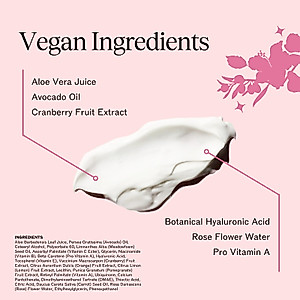 LilyAna Naturals Face and Neck Moisturizer for Women and Men - Moisturizer Face and Neck Cream for Dry Skin and Dark Spot Brightening - Rose and Pomegranate Extracts - 1.7oz (Pack of 2)