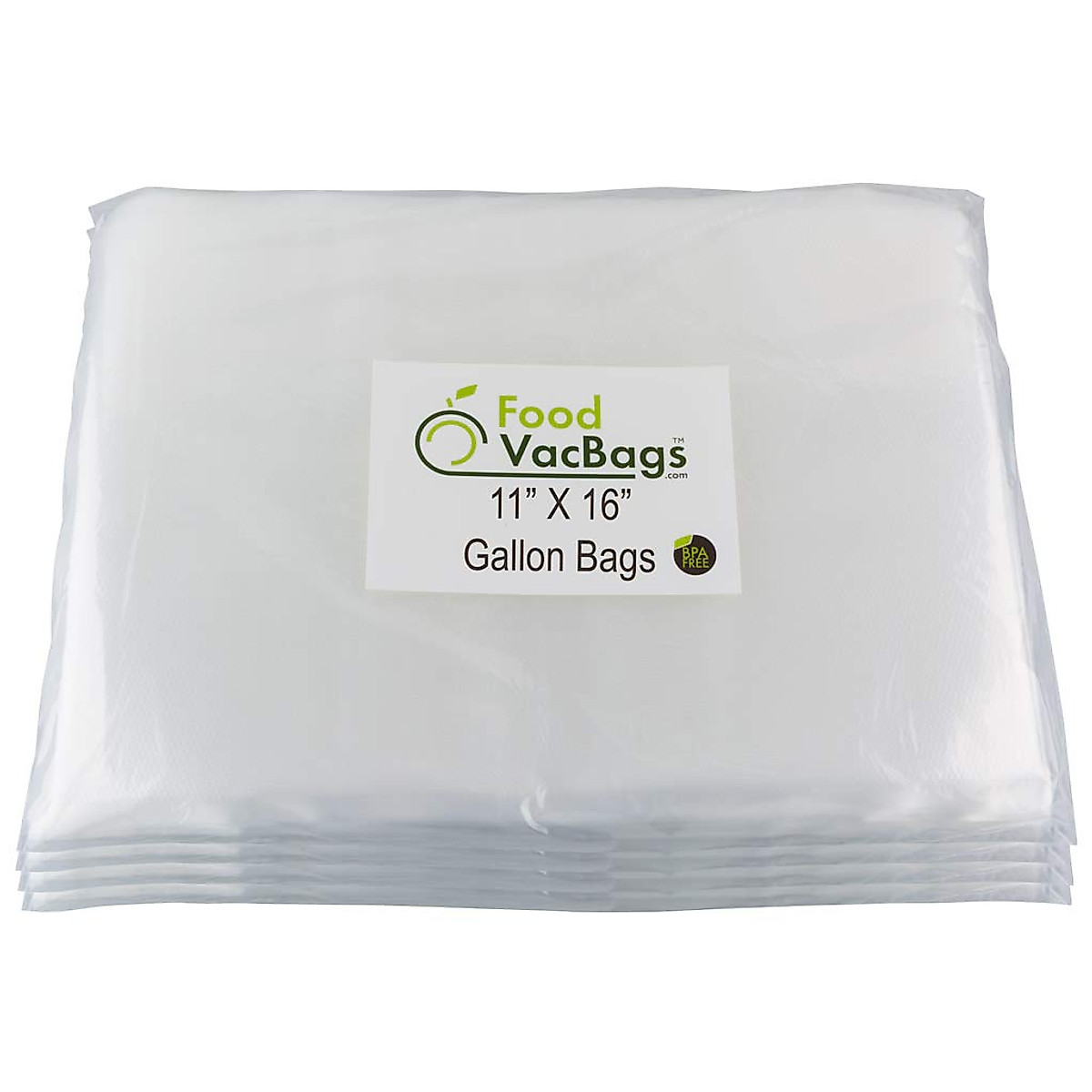 200 FoodVacBags 11" X 16" Vacuum Sealer Bags - commercial grade Gallon Bags for all vacuum sealers