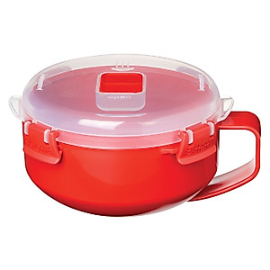 Sistema Red/Clear Microwave Porridge Bowl 850 ml