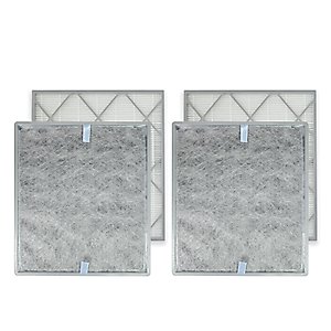 PUREBURG HE4FKPET Replacement Filter Compatible with Shark HE401 & HE402 HE405 Air Purifiers,2-Pack H13 HEPA Activated Carbon 2-in-1 4-Stage Filtration