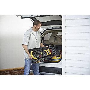 COSCO 12225YGB1E 2-in-1 Folding Hand Truck, 300 lb. Capacity, Multi-Position with Extendable Handle, Black/Yellow