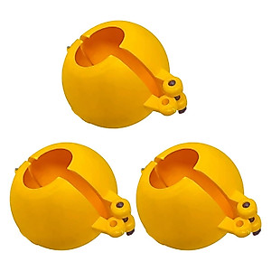 Garden Of Arts Ladoo Maker Mold Plastic Set of 3 in Three Sizes 1,2 and 3 No. Ladu Maker Mould Sancha for Ganpati Diwali Janmashtmi and Other Festival for Indian Mithai