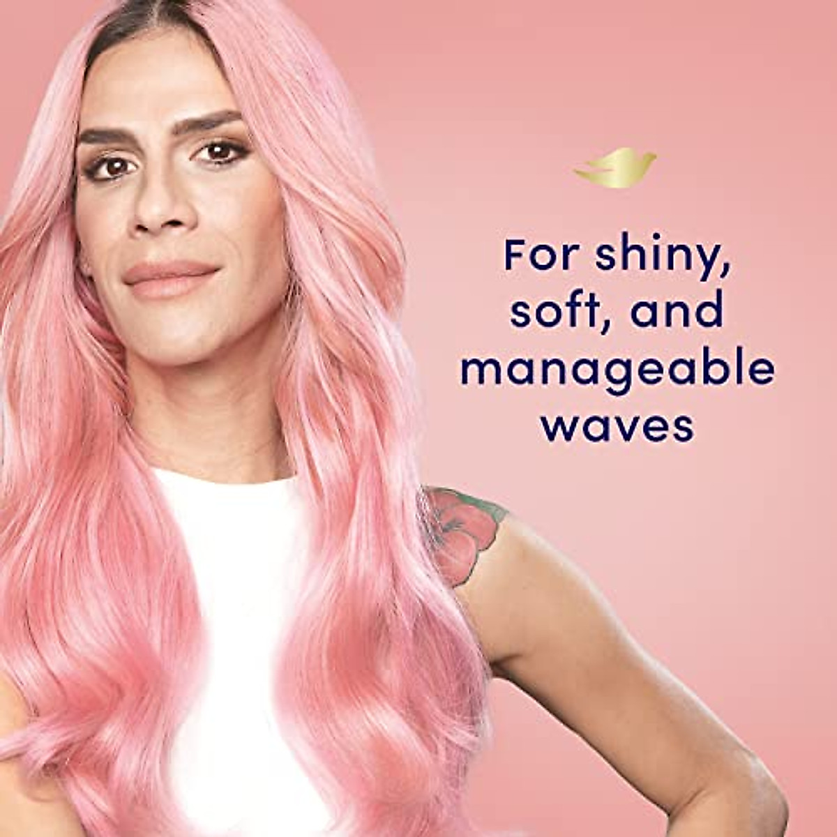 Dove Conditioner for Curly Hair Endless Waves Sulfate Free Hair Conditioner 20.4 fl oz