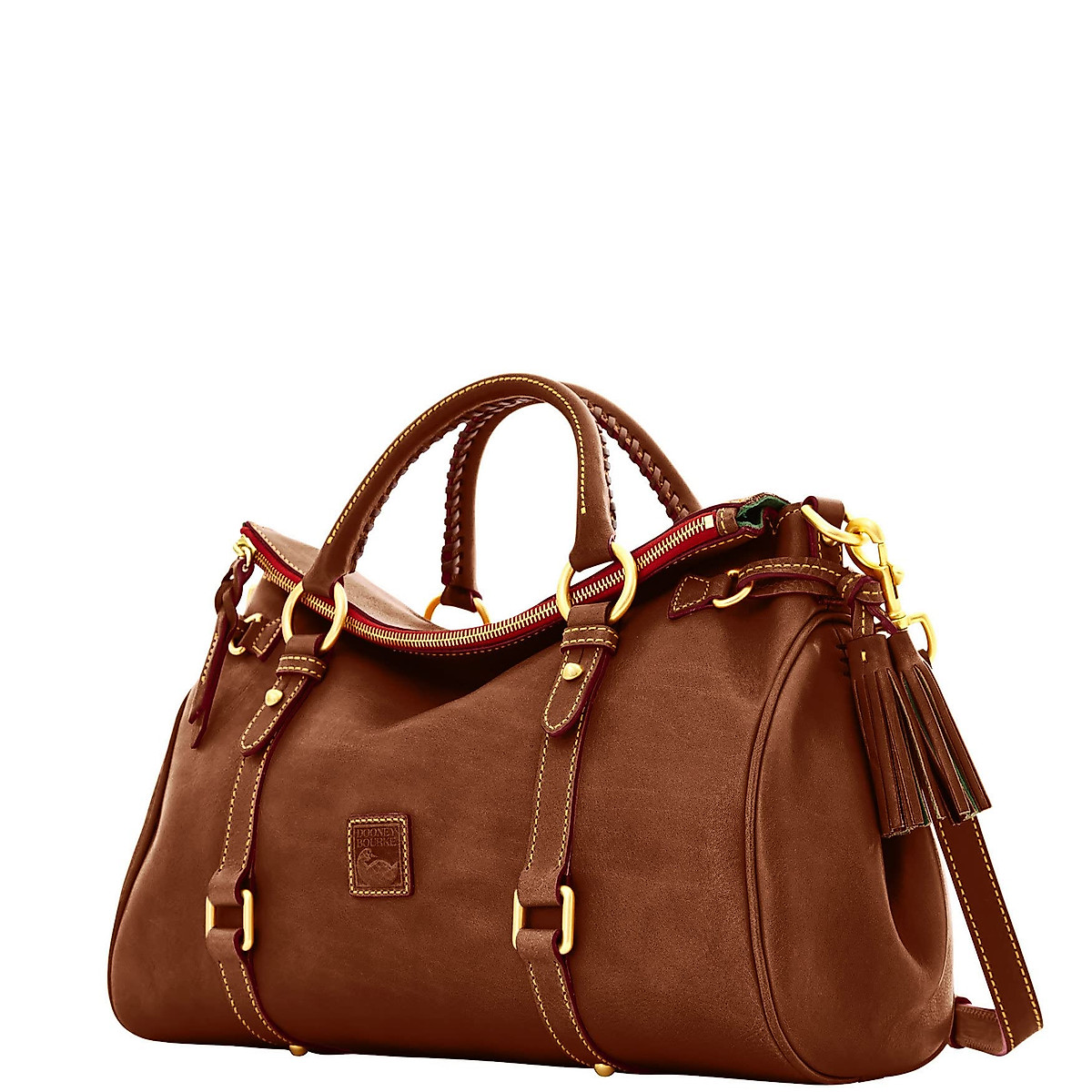 Dooney & Bourke Handbag, Florentine Large Satchel - Chestnut