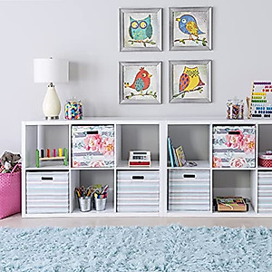 Linon Home Decor Linon Dawes 6 Cabinet White Cubby Storage