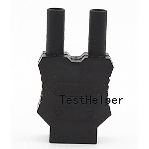 TestHelper TCAD310 Type K Thermocouple Adapter Dual plugs 4mm (0.16-Inch) Banana Use for Digital multimeter Meter