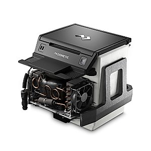 Dometic CCF-T Center Console Refrigerator - Dual USB Charging Port with Soft Touch User Interface Unit - Low Noise & Energy Consumption,7.5L 12V Powered Fridge for Ford