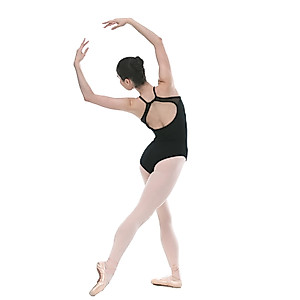 Dance Favourite Mesh Panel Front with Open Back Leotard 03D0218 (XL)