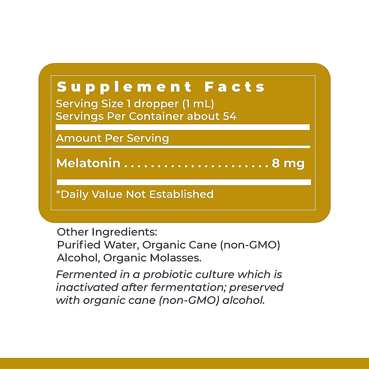 Premier Research Labs Melatonin-ND - Fermented Melatonin - Immunity Supplement - Probiotic-Cultured Melatonin - Liquid Melatonin - Pure Vegan - Organic Ingredients - 2 fl oz - 54 Servings