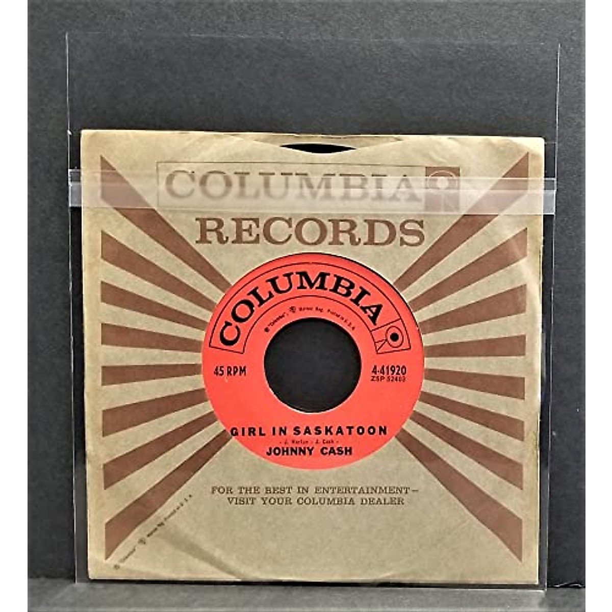 45rpm (x100) 2mil Seal Up Outer Plastic Sleeves for Seven Inch Vinyl (+1 Free Dj Magnet)