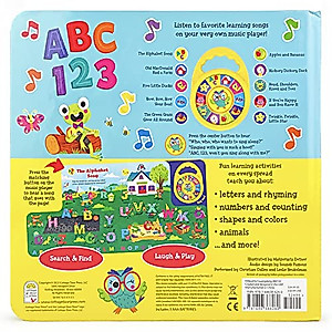 ABC 123 Sing, Read & Play - Children's Deluxe Music Player Toy and Board Book Set, Ages 1-5