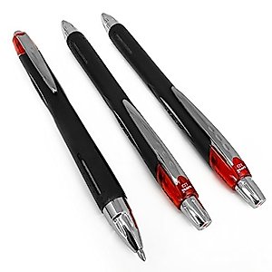 Uni-Ball - Jetstream SXN-210-1.0mm Retractable Rollerball Pen - Red - Pack of 3