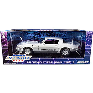 1981 Chevy Z/28 Yenko Turbo Z Turbo Silver Metallic 1/18 Diecast Model Car by Greenlight 13594
