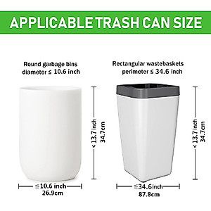 Compostable Trash Bags, 2.6 Gallon, 10 Liter, Extra Thick 0.78 Mils, 100% Biodegradable Garbage Bags for Kitchen Bathroom Office Car,US BPI ASTM D6400 and Europe OK Compost Home Certified