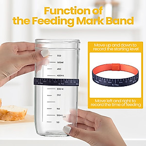 Maxcheck 4 Sets Sourdough Starter Jar Sourdough Starter Kit with Thermometer Scraper, Cloth Cover and Metal Lid 24 oz Wide Mouth Sour Dough Jar Container for Bread Baking Supplies(4 Sets)