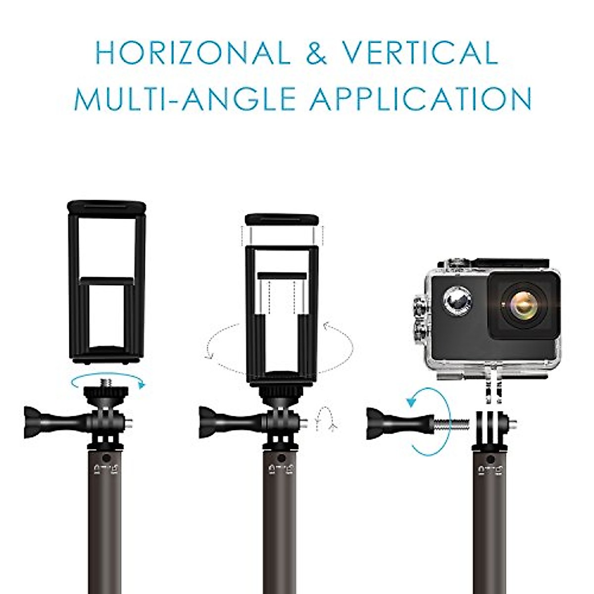 Bluetooth Selfie Stick with Tripod, Remote 59Inch MFW Extendable Monopod with Tripod Stand for iPhone 12/12PRO /11/11PRO/X/XS max/XR/XS/8/7/6/Plus,Tablet,Samsung S7/S8/S9,Android,GoPro Cameras
