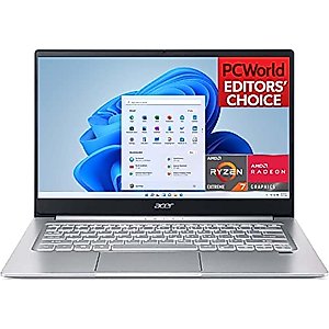Acer Swift 3 Ultra Light Laptop AMD Ryzen 7 4700U 8-Core Processor 8GB DDR4 512GB NVMe SSD WiFi 6 Backlit Keyboard Fingerprint Reader SF314-42 Windows 11 (Renewed)