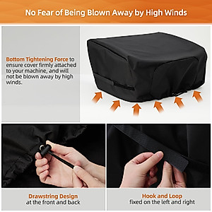 NOELIFE Griddle Cover for Blackstone 22 inch Tabletop Griddle with Hood, Propane Fuel Cylinder Can Be Covered Completely, Waterproof Grill Cover Outdoor BBQ Grilling Accessories (Cover Only)