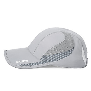 HH HOFNEN Quick Dry Cap Lightweight Running Hats Outdoor Airy Mesh Adjustable Sports Sun Hat UV Protection Hat for Men Women