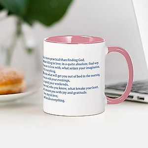 CafePress Sacred Heart And Arrupe Quotation Mug Ceramic Coffee Mug, Tea Cup 11 oz