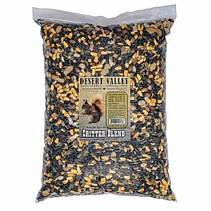 Desert Valley Premium Critter Blend - Wildlife - Wild Bird Food, Squirrels, Rabbits, Chipmunks & More (10-Pounds)