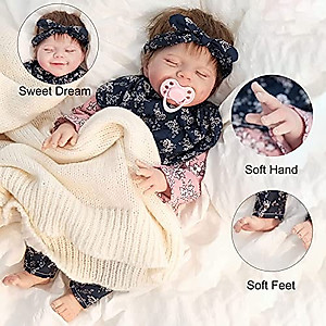 Silicone Lovedoll, 18 Inchs Look Real Silicon Baby Doll, Dolls That Look Real Girls, Best Birthday Gift for 3+ Girls,B
