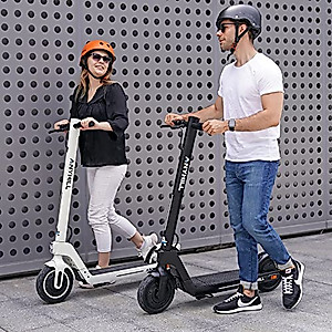 ANYHILL Electric Scooter for Adults, E Scooter with Detachable Battery, 24-28Miles & 19 MPH, 750W Motor Sport Scooter,10'' Pneumatic Tires Commuting Electric Scooter with Regenerative Braking System.